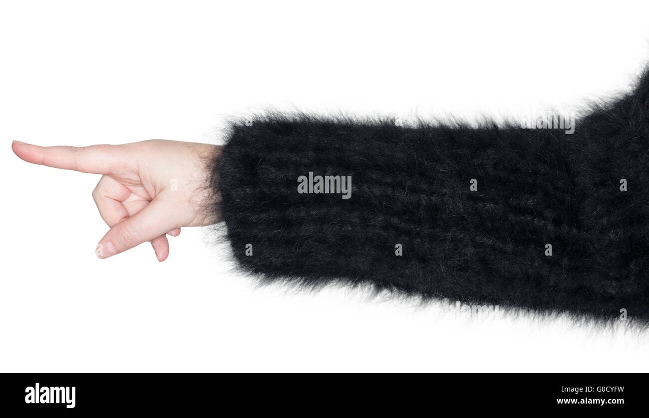 Index finger woman hi-res stock photography and images - Alamy