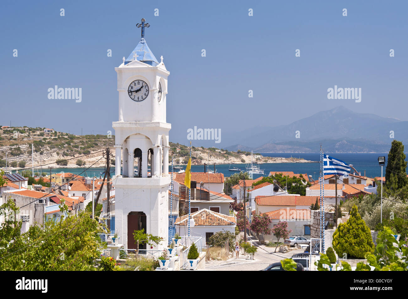 Orthodox Church on Samos in Greece Stock Photo - Alamy