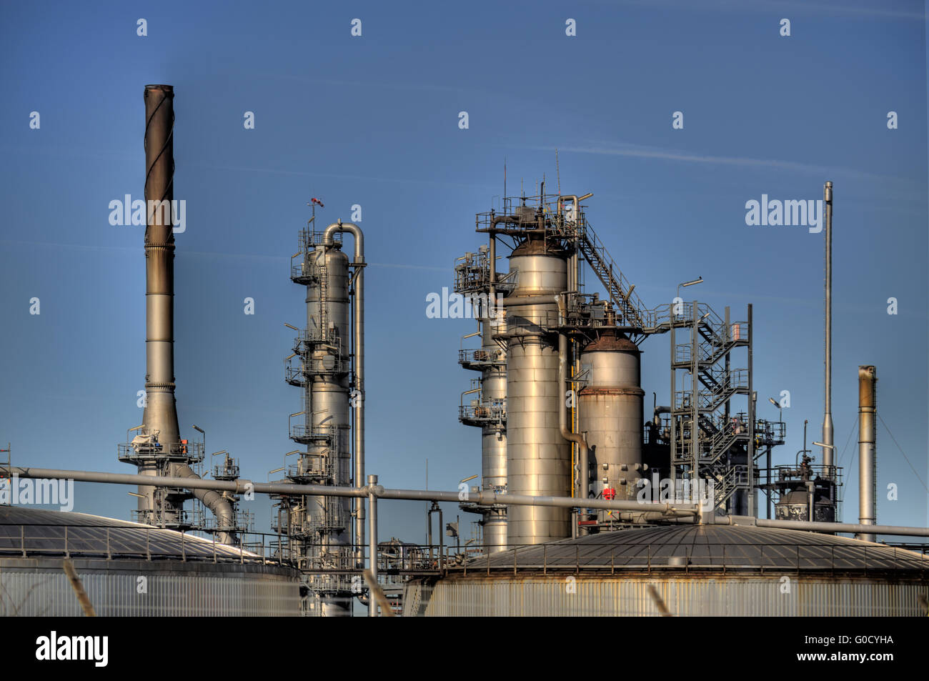 Oil Refinery in Germany Stock Photo - Alamy
