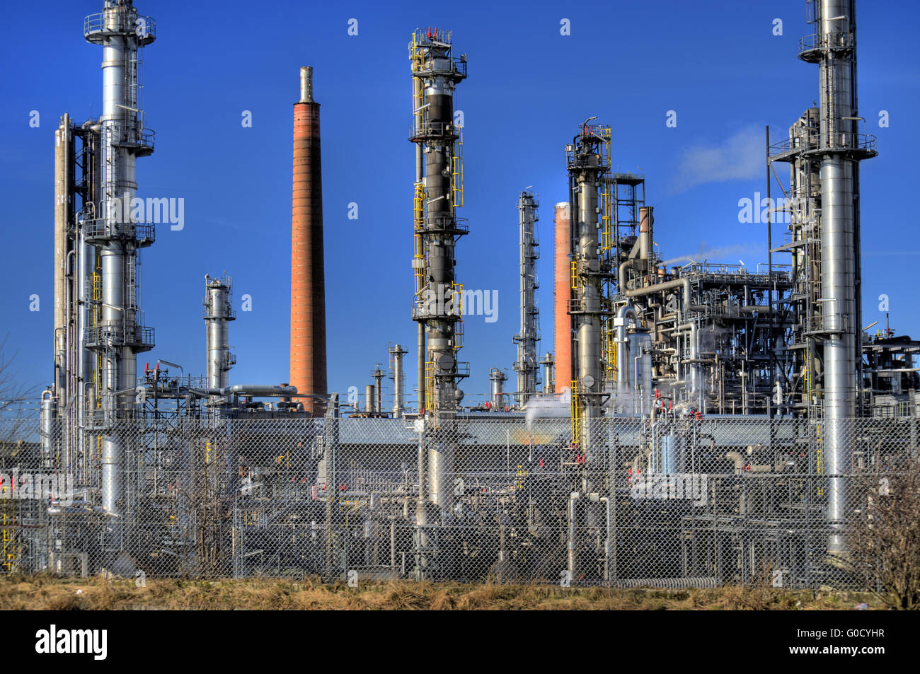 Oil Refinery in Germany Stock Photo - Alamy