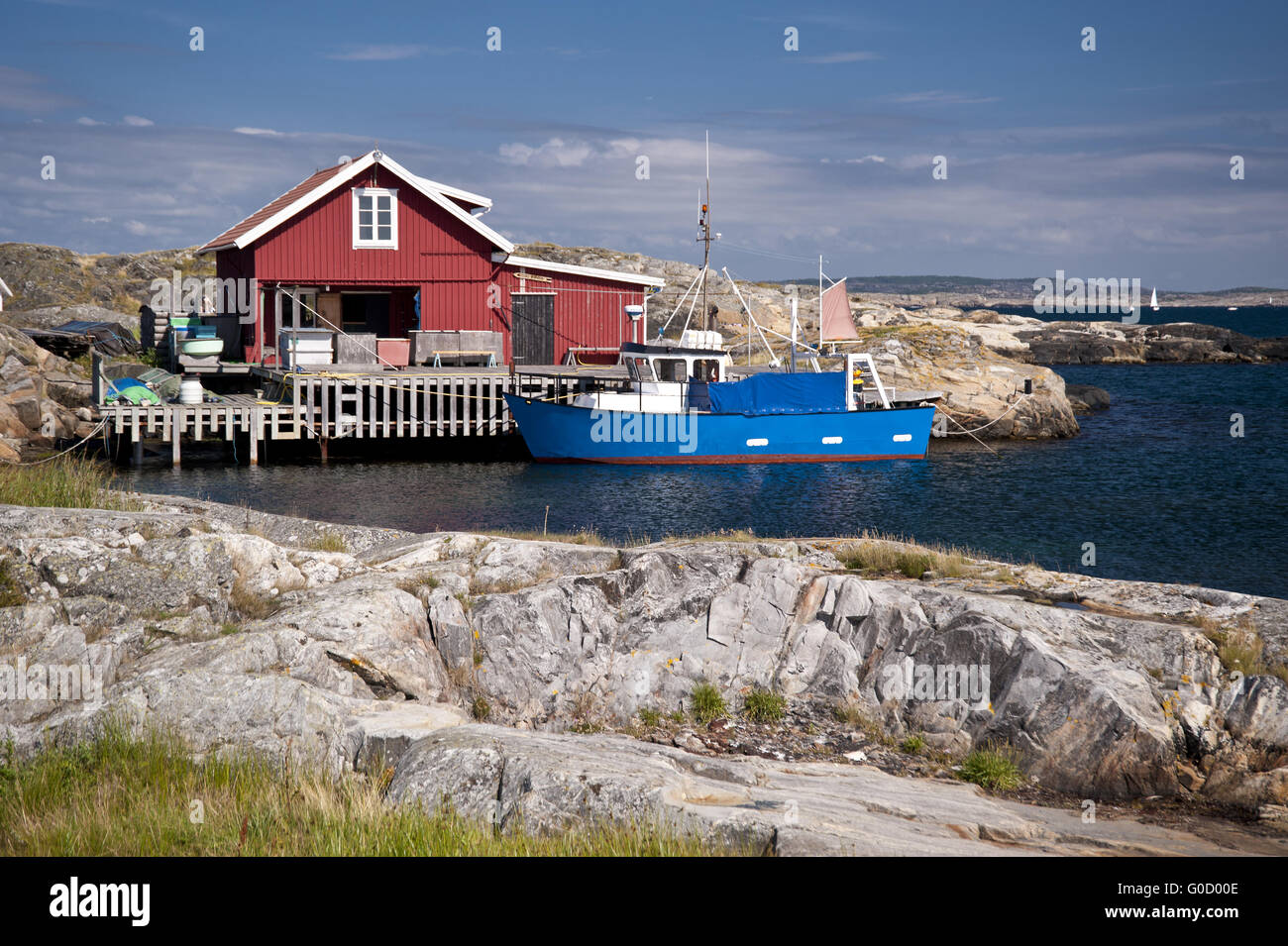 Skerry Island Kaeringoen in Sweden Stock Photo - Alamy