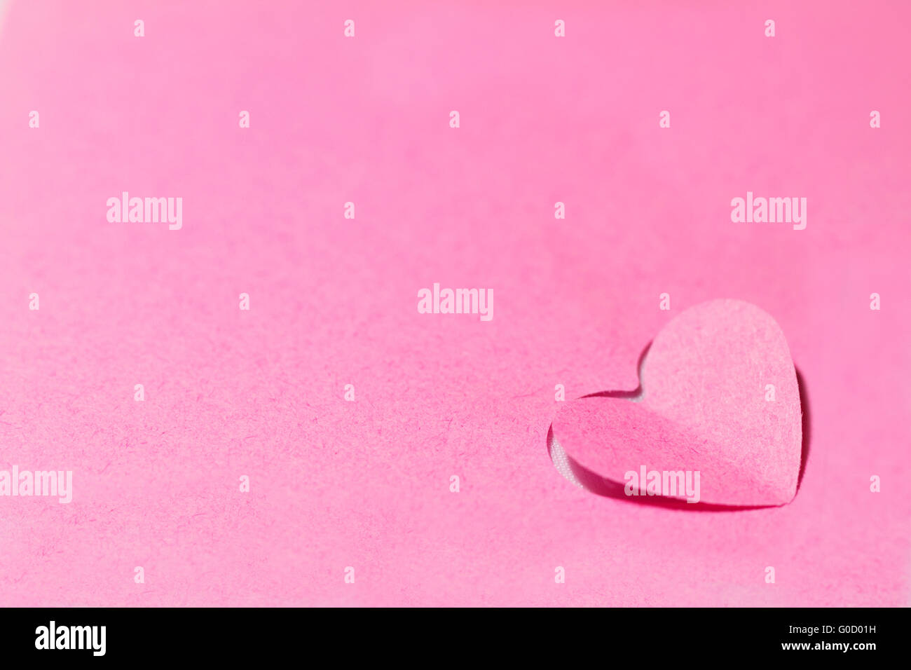 Pink paper concept heart hi-res stock photography and images - Alamy