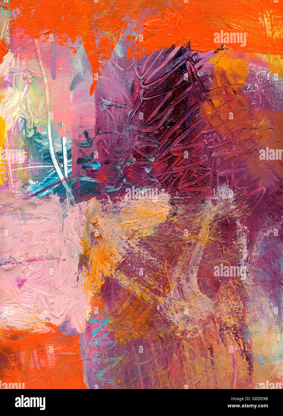 abstract-oil-painting-on-canvas-stock-photo-alamy
