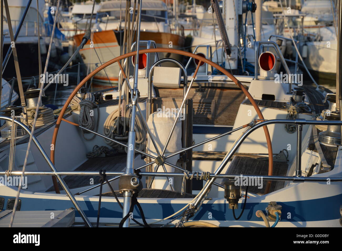 Job of the coxswain Stock Photo - Alamy