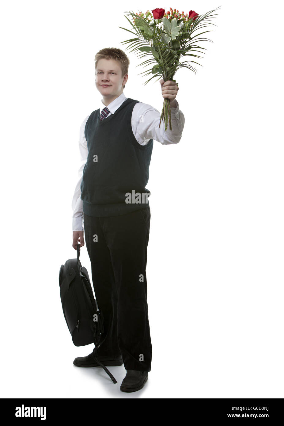 pupil of the senior classes in a school uniform wi Stock Photo - Alamy