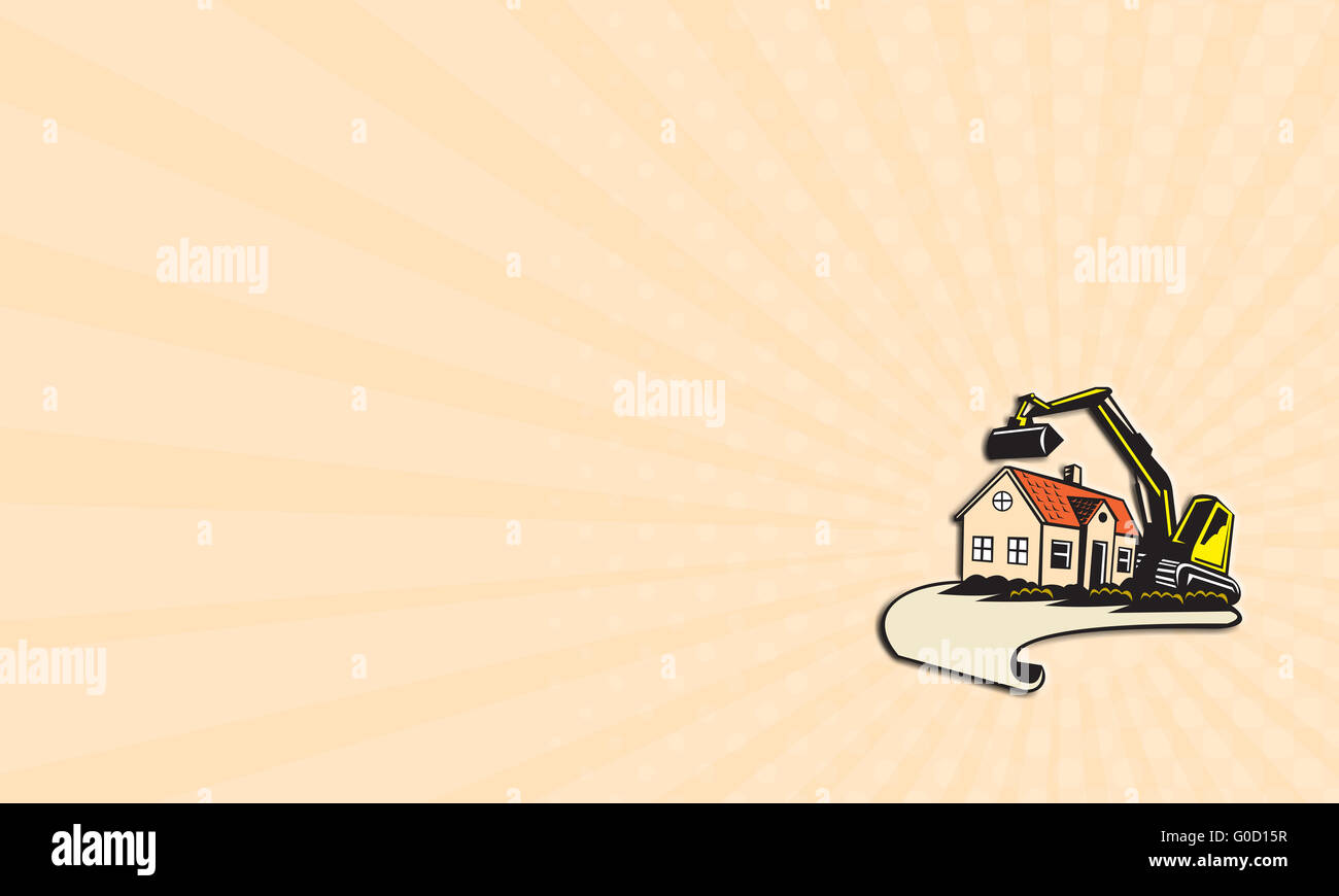 Business card House Demolition Building Removal Stock Photo - Alamy