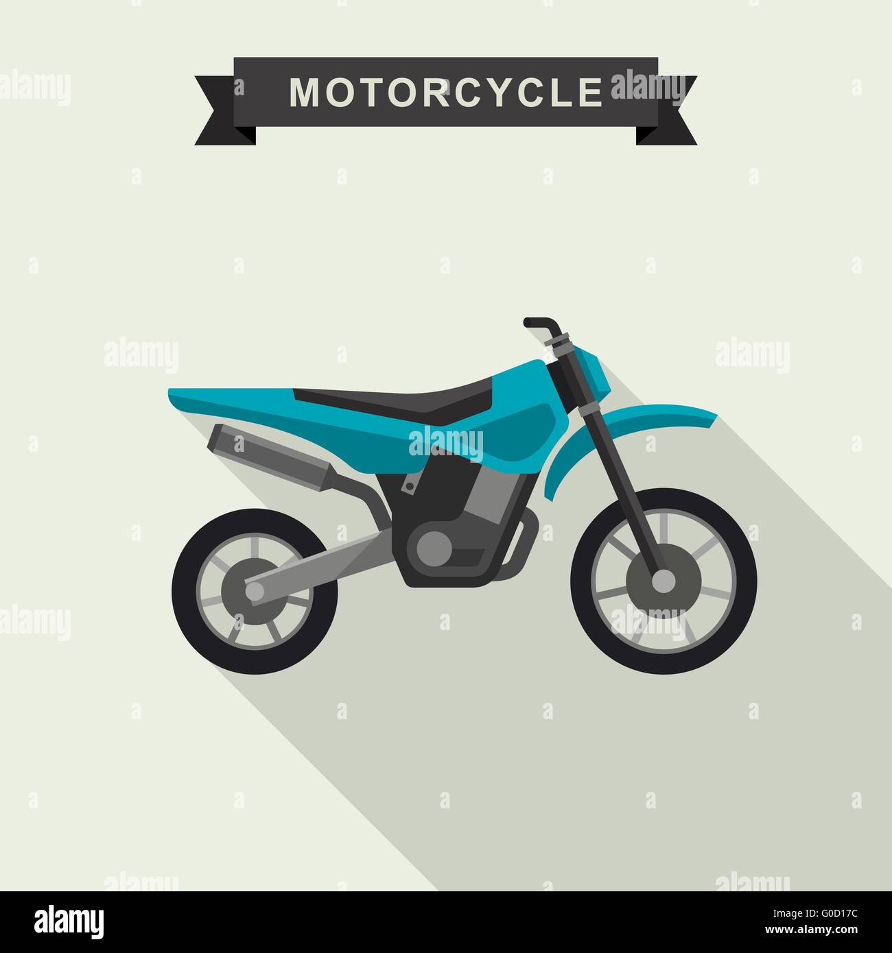 Enduro motorcycle Stock Vector Images - Alamy