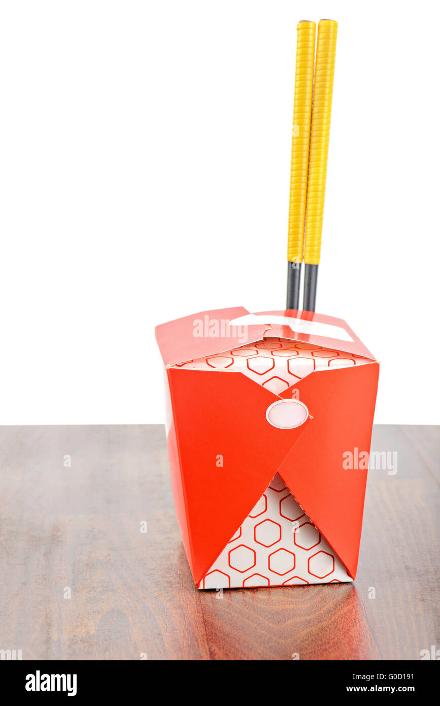 Chinese takeaway box chopsticks hi-res stock photography and images - Alamy