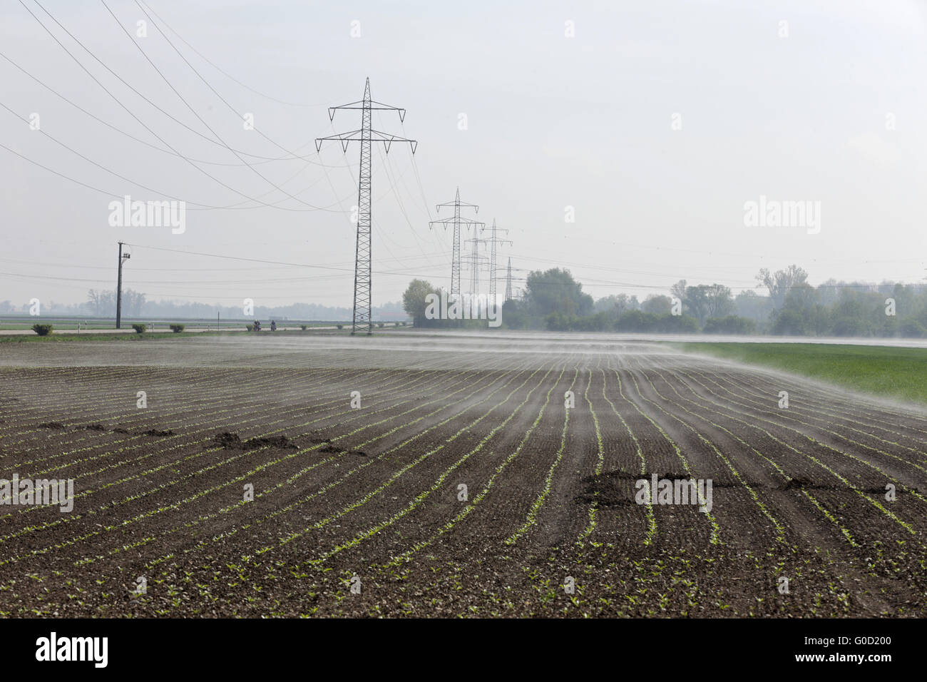 Heigh voltage power line hi-res stock photography and images - Alamy