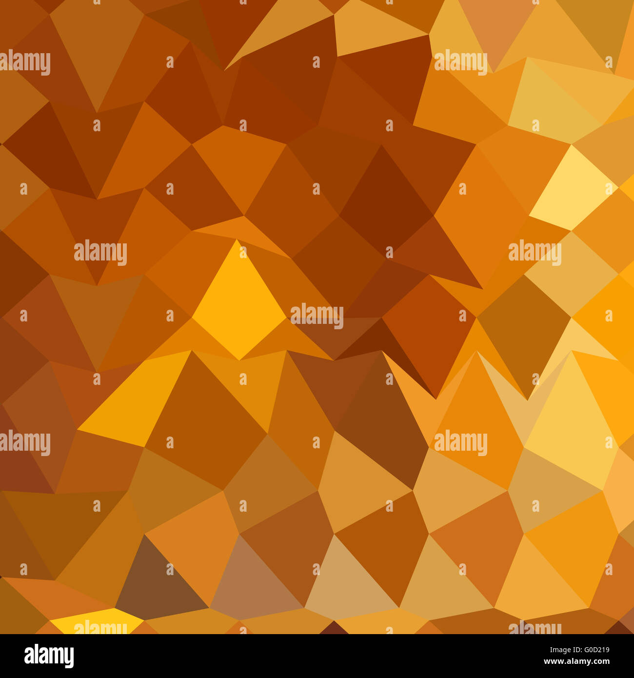 Gamboge Yellow Abstract Low Polygon Background Stock Photo - Alamy