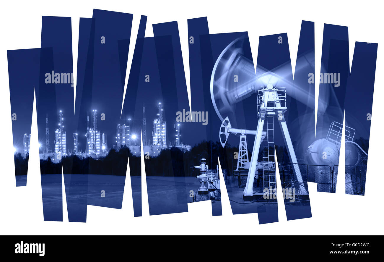 Oil industry abstract background Stock Photo - Alamy