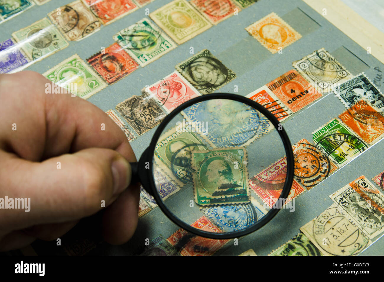 Received stamp hi-res stock photography and images - Alamy