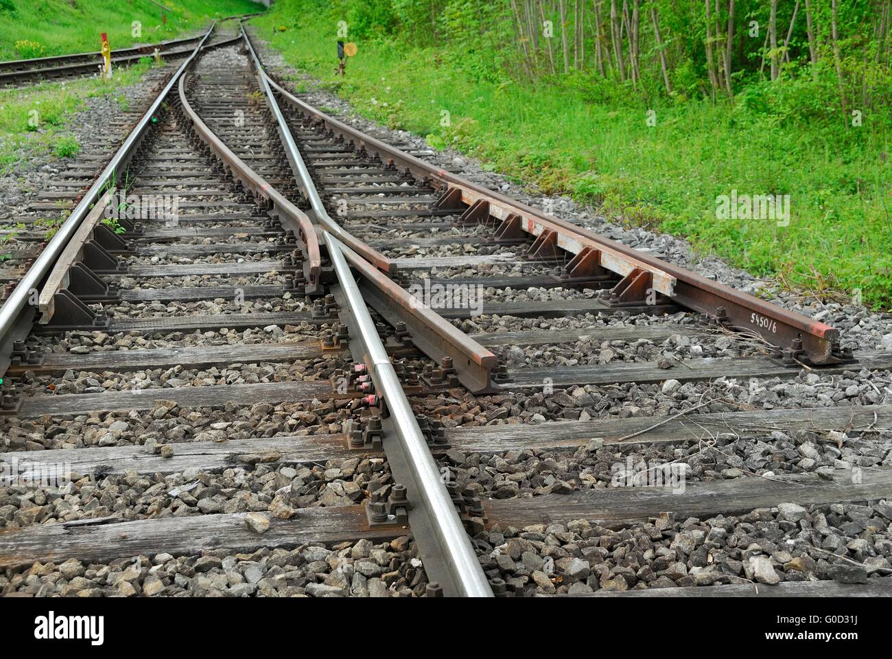 Railway dead end hi-res stock photography and images - Alamy