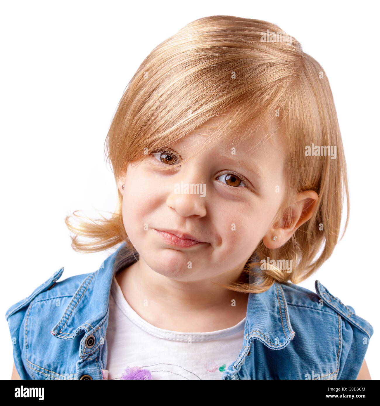 Cute smiling girl Stock Photo - Alamy