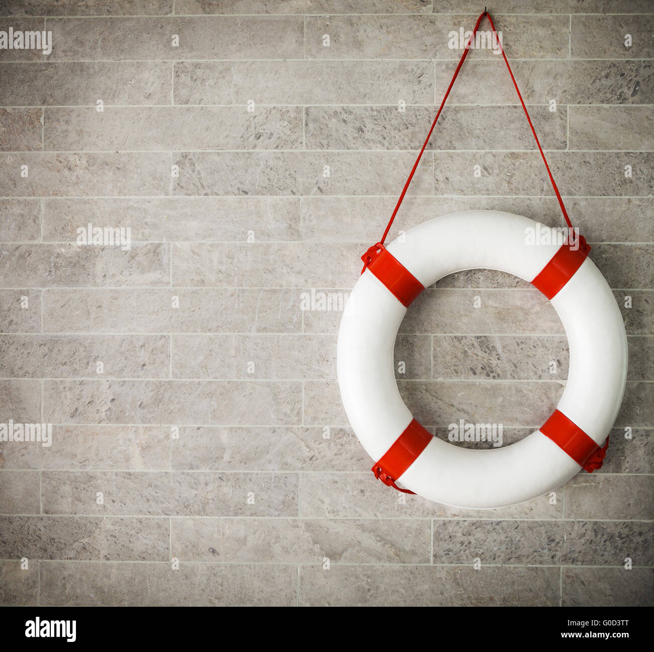 White and red lifebuoy at background Stock Photo - Alamy