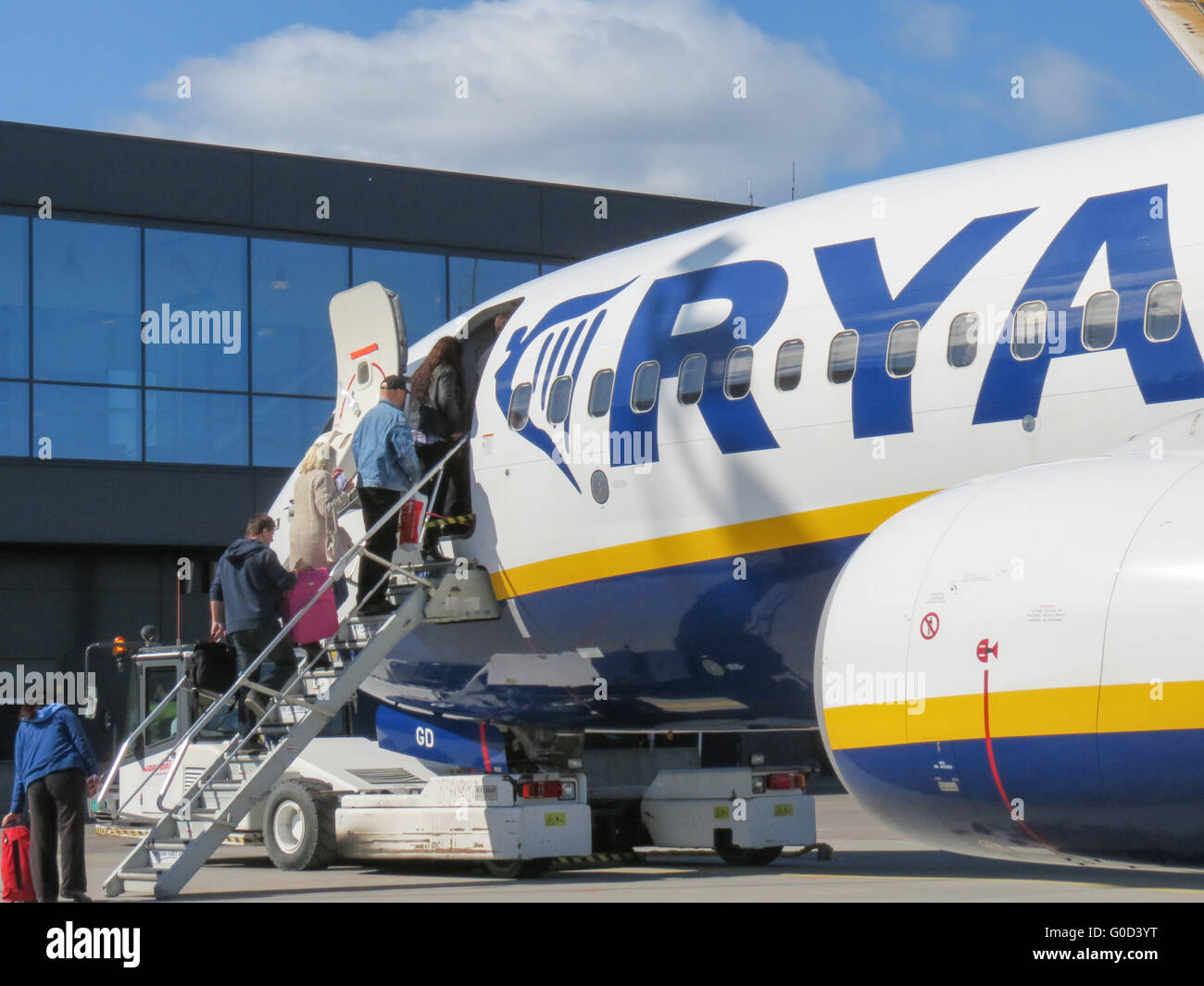 Ryanair Boeing 737 plane from the budget airline Stock Photo - Alamy
