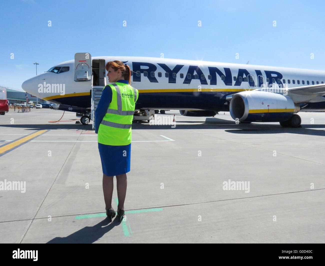 Ryanair Boeing 737 plane from the budget airline Stock Photo - Alamy
