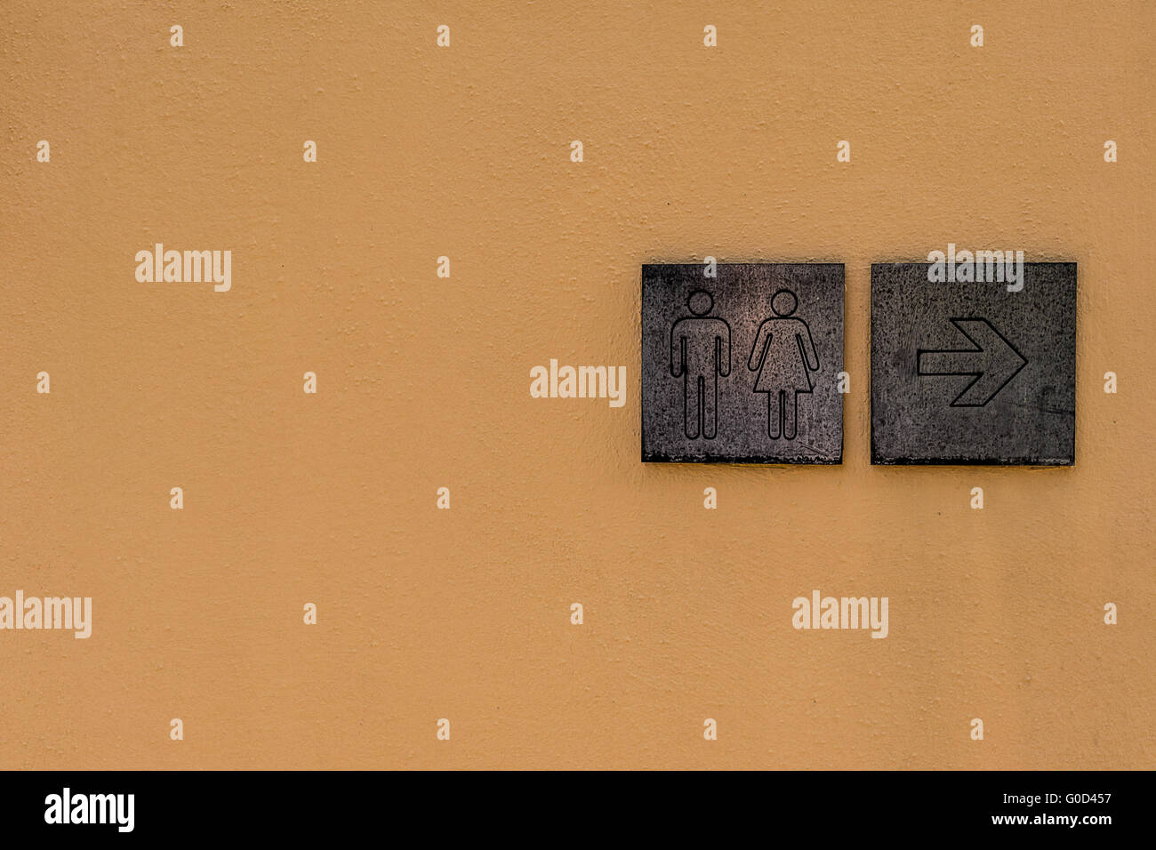 Wc sign signs hi-res stock photography and images - Alamy