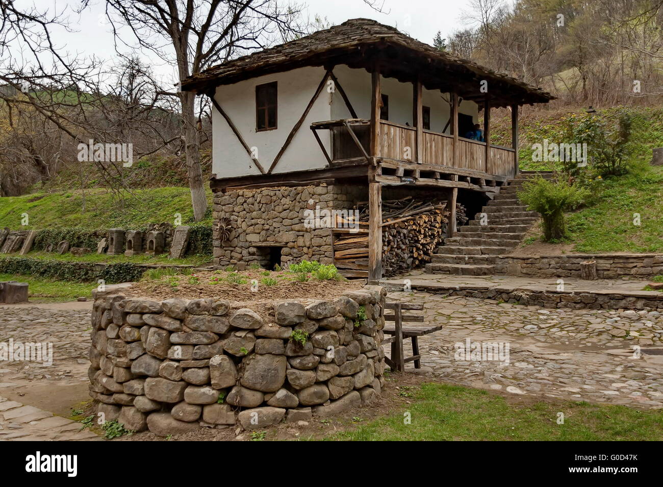Old traditional houses in Etar, Gabrovo, Bulgaria Stock Photo - Alamy