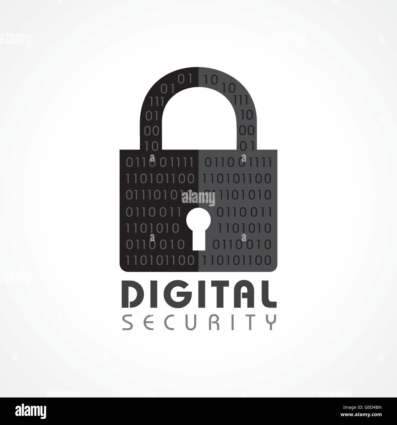 Vector Illustration of Digital Security Concept Stock Vector Image ...