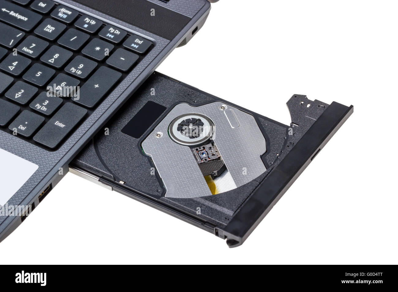 Laptop cd drive open hi-res stock photography and images - Alamy