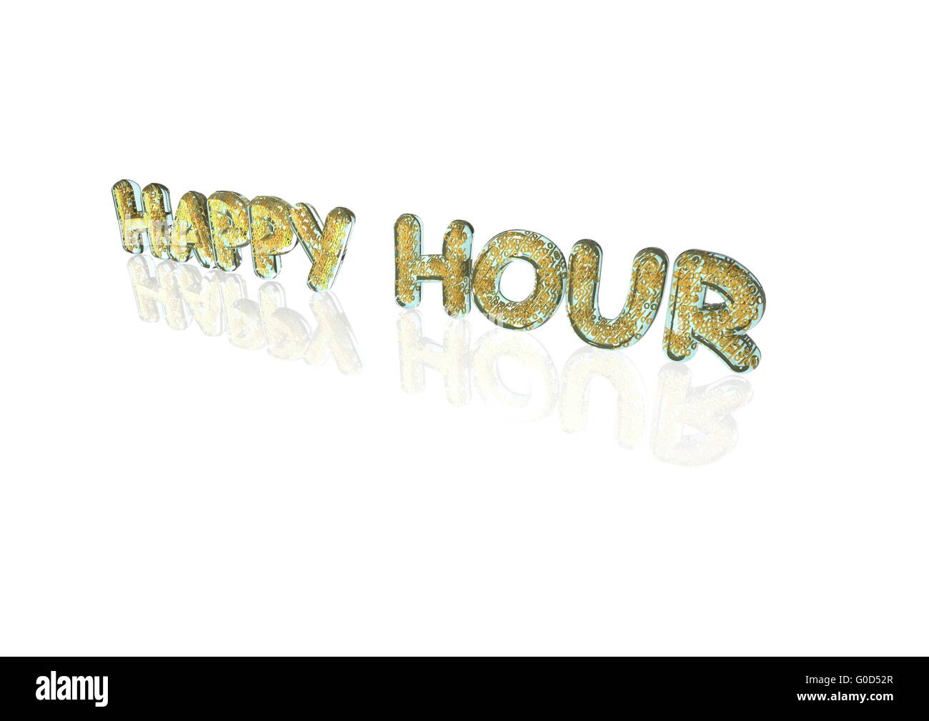 Word Happy hour made from percentage symbols Stock Photo - Alamy