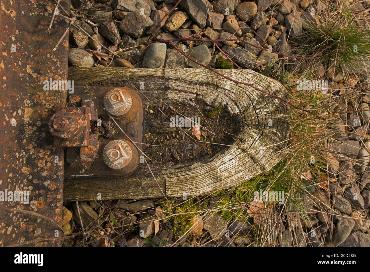 Old railway line Stock Photo - Alamy