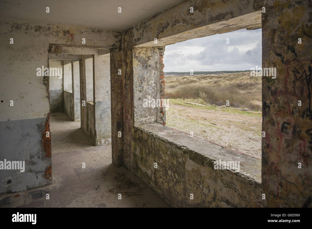 Old German bunker Stock Photo - Alamy