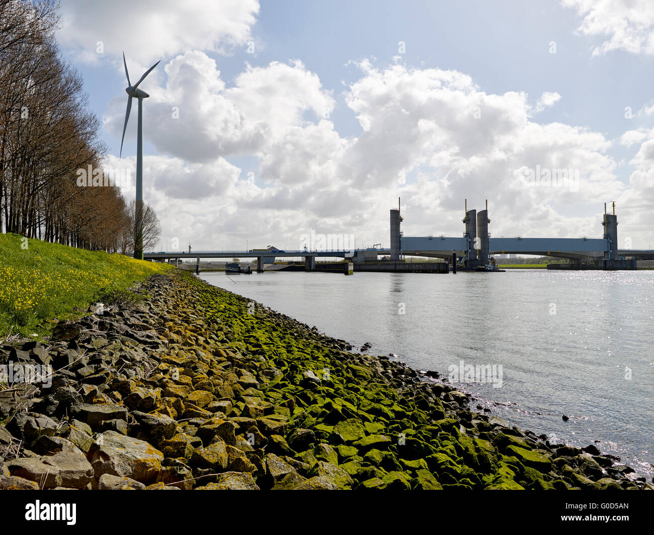 Hartelkering hartel barrier part europoortkering hi-res stock ...