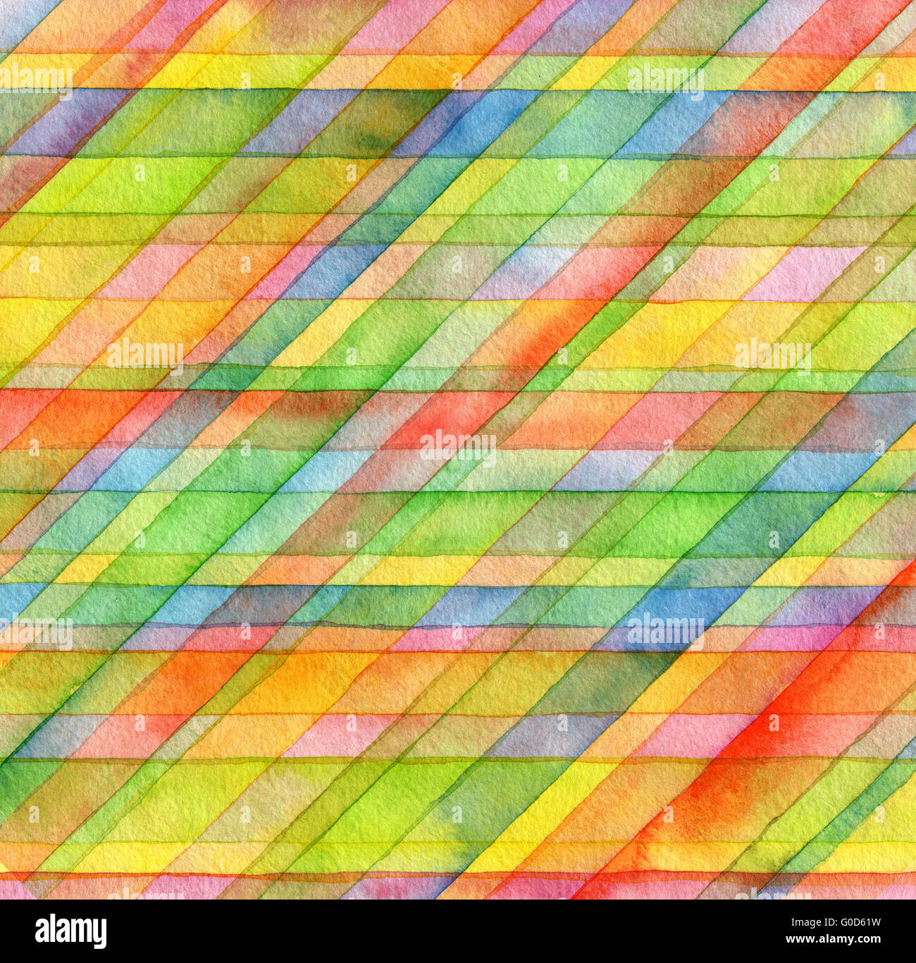 Abstract strip watercolor painted background Stock Photo - Alamy
