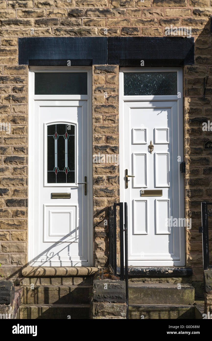 White front door in hi-res stock photography and images - Alamy
