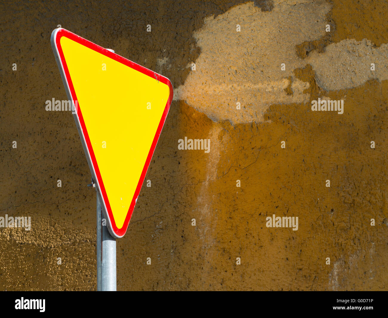 Give way sign - yield sign Stock Photo - Alamy