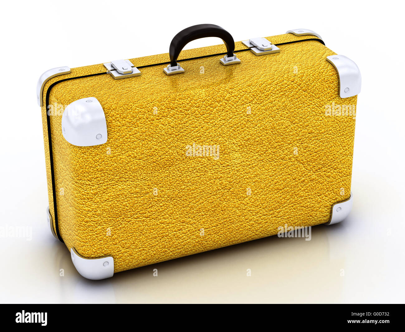 yellow traveling bag Stock Photo - Alamy