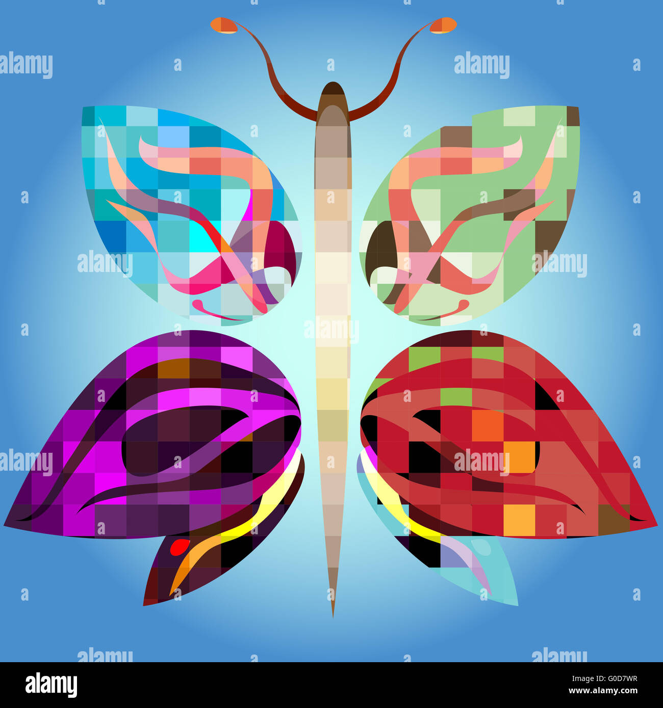 Art deco mosaic hi-res stock photography and images - Alamy