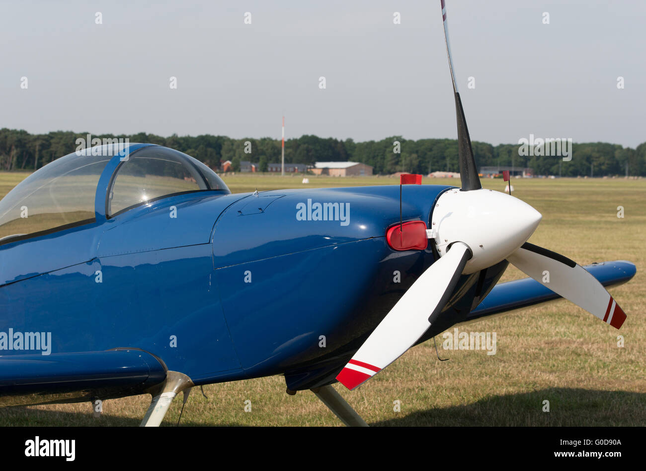 Propeller of an airplane engine Stock Photo - Alamy
