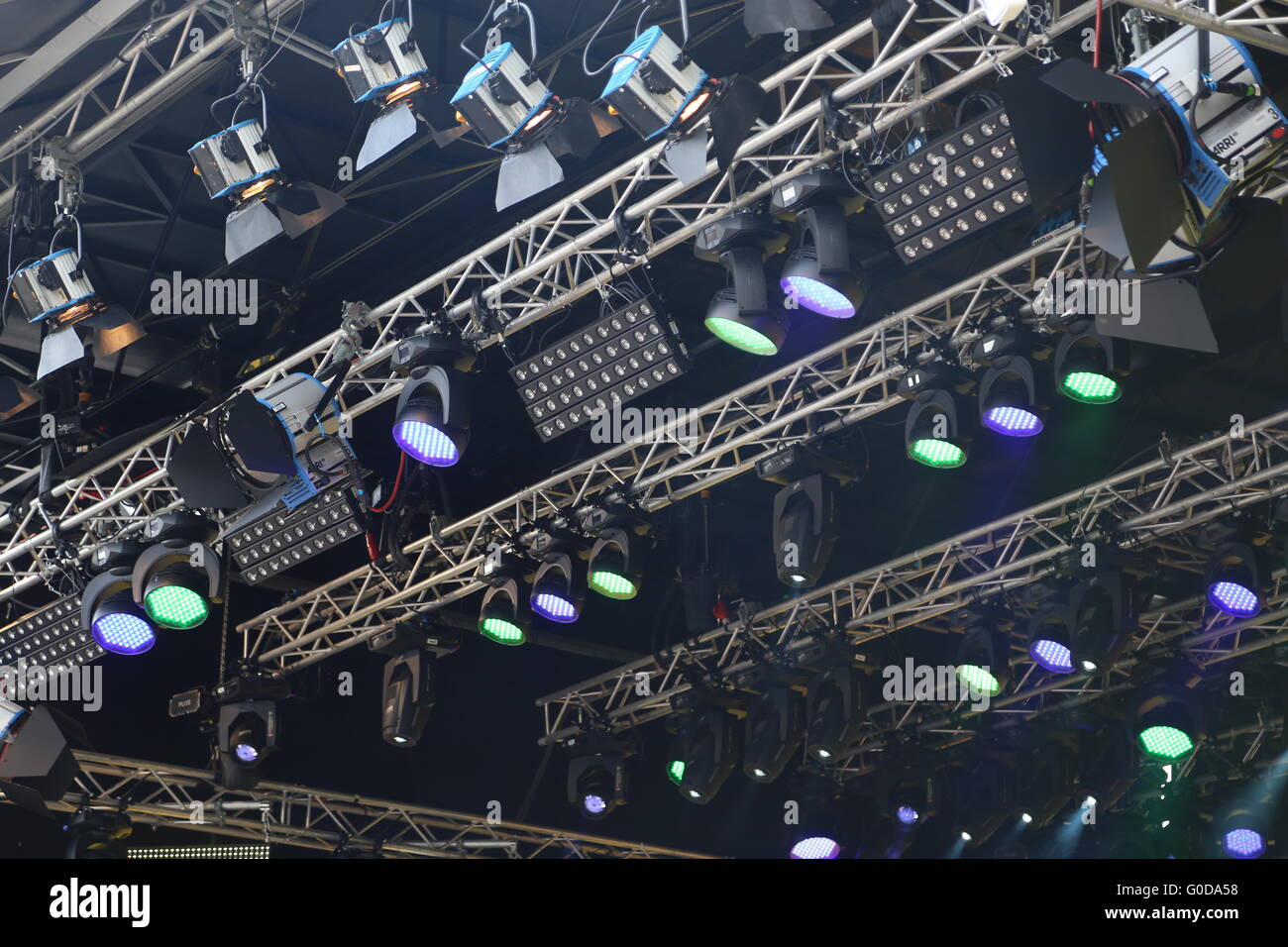 Theater stage lighting not band hi-res stock photography and images - Alamy