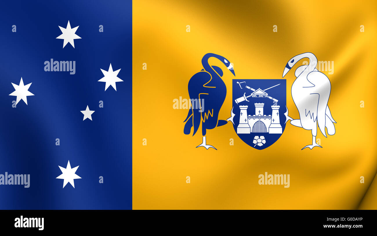 Flag of Australian Capital Territory. Close Up Stock Photo - Alamy
