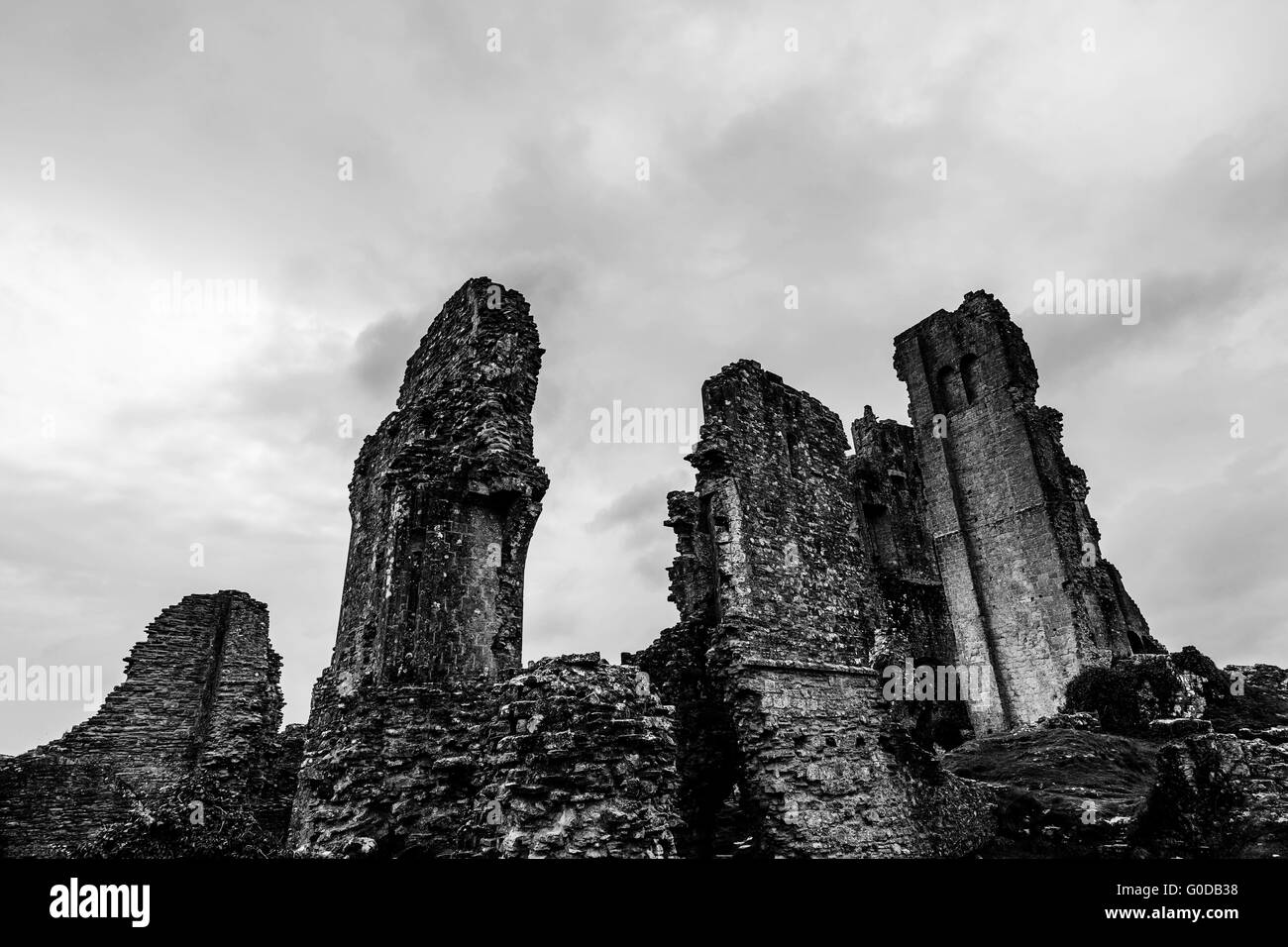 Bleak Dorset ruins.jpg Stock Photo - Alamy