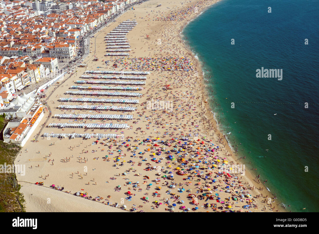 Nazare beach resort hi-res stock photography and images - Alamy