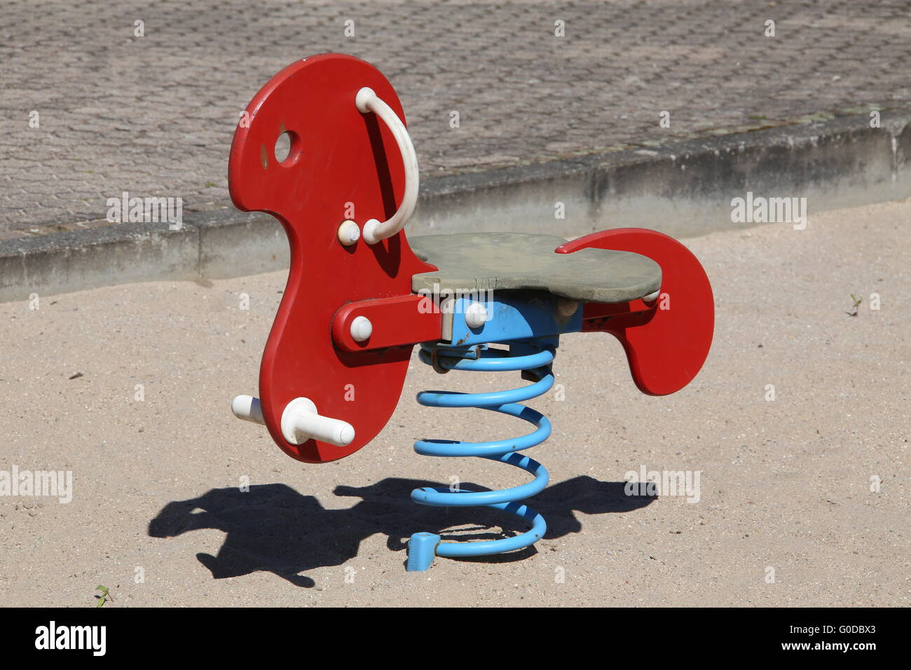 Spring horse playground hi-res stock photography and images - Alamy