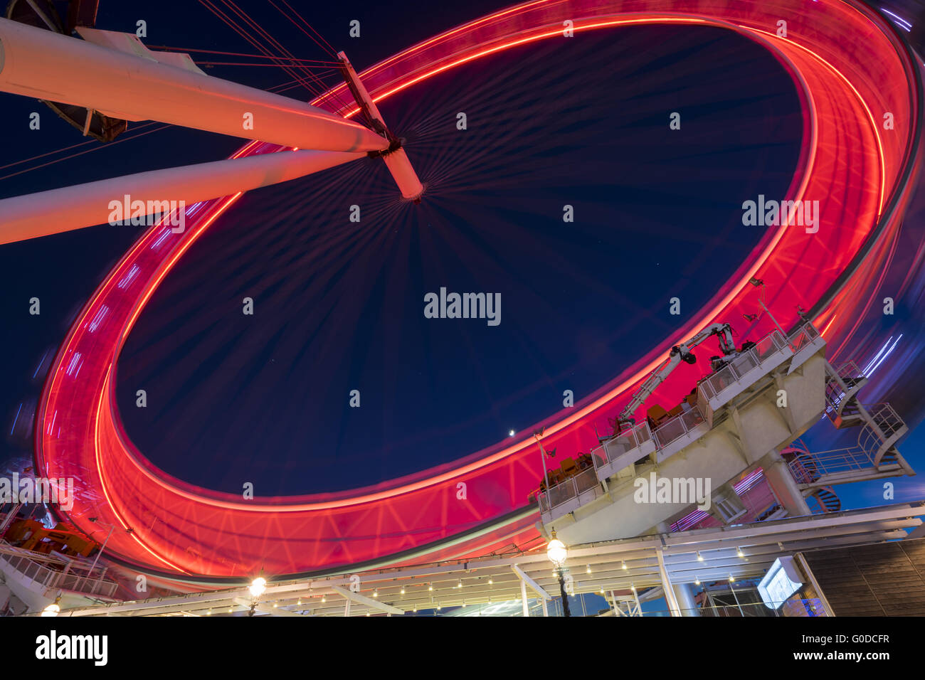 Spinning big wheel Stock Photo - Alamy