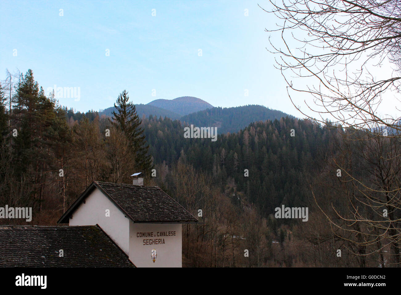 An Alpine Scene shot in the Italian Dolomites Stock Photo - Alamy