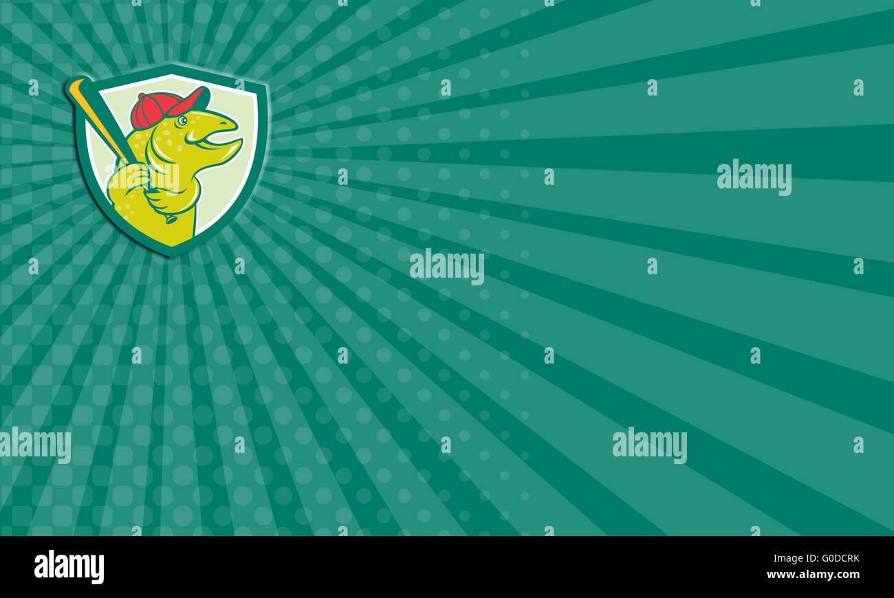 Baseball player batting shield cartoon hi-res stock photography and ...