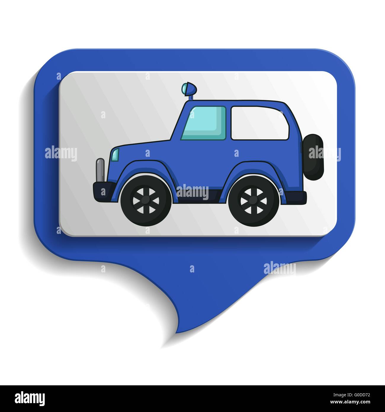 Map sign of urban transport icon in cartoon style isolated on white ...