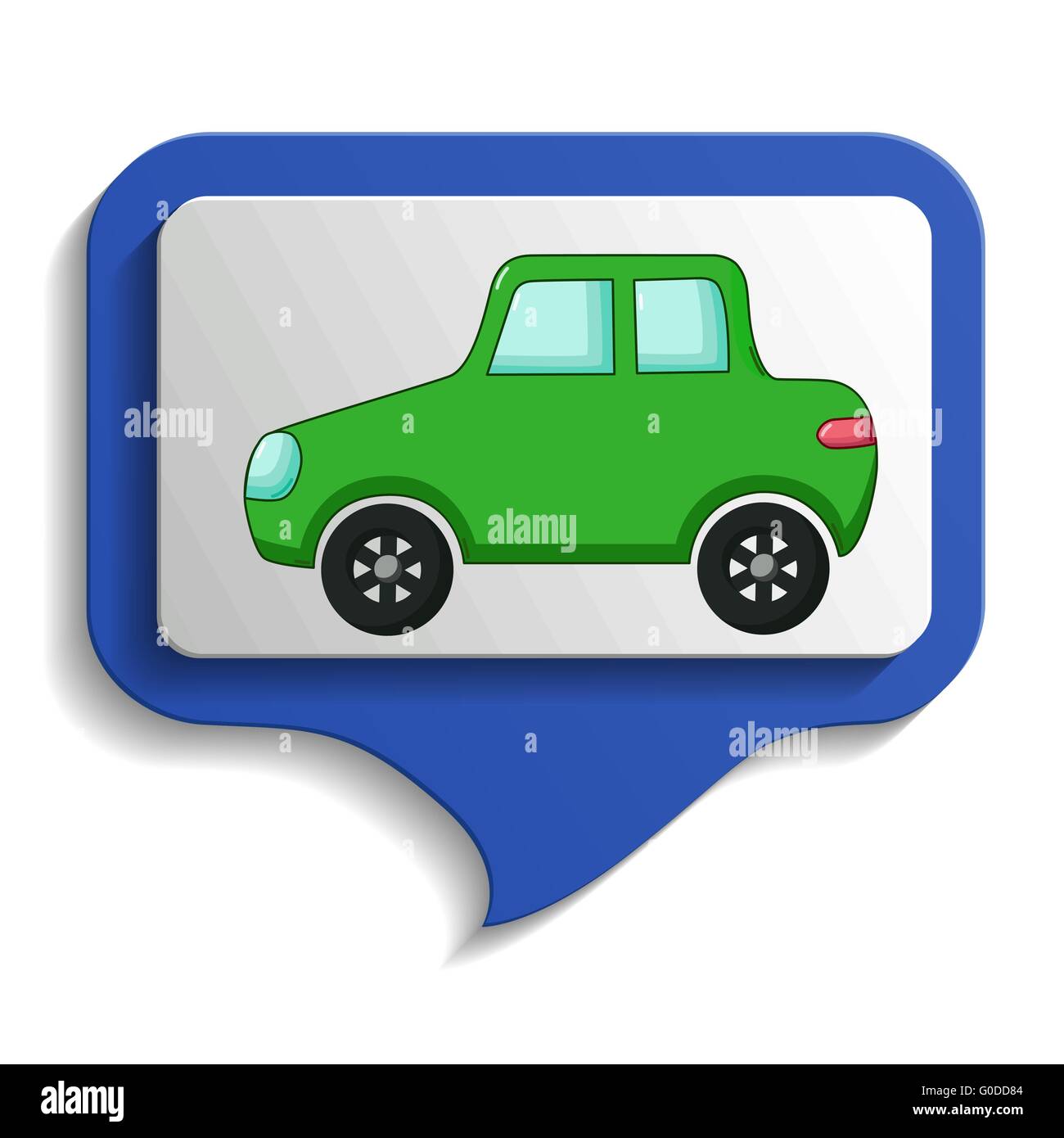 Map sign of urban transport icon in cartoon style isolated on white ...