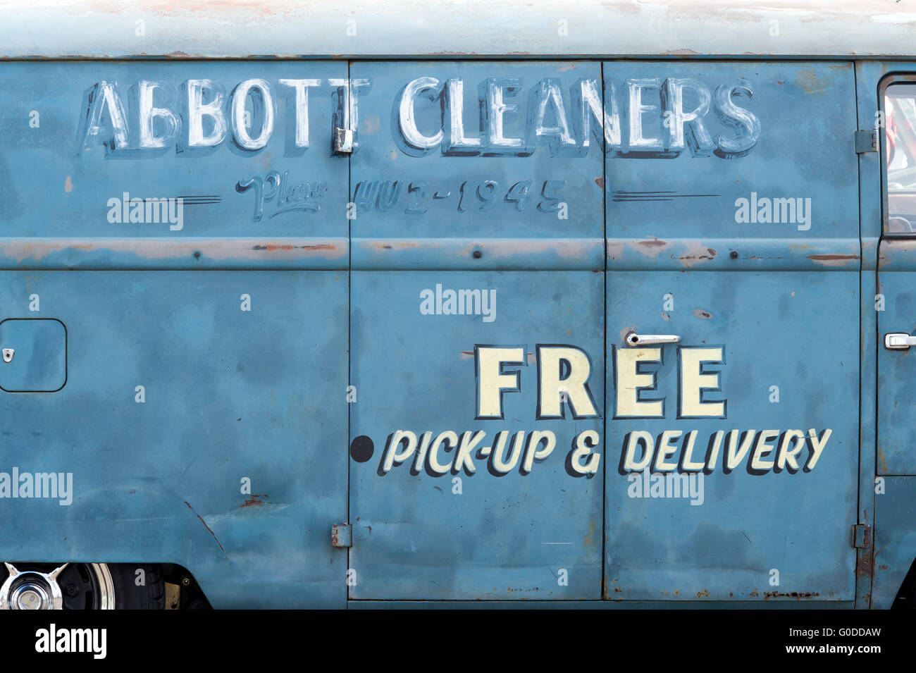 Sign writing van hi-res stock photography and images - Alamy