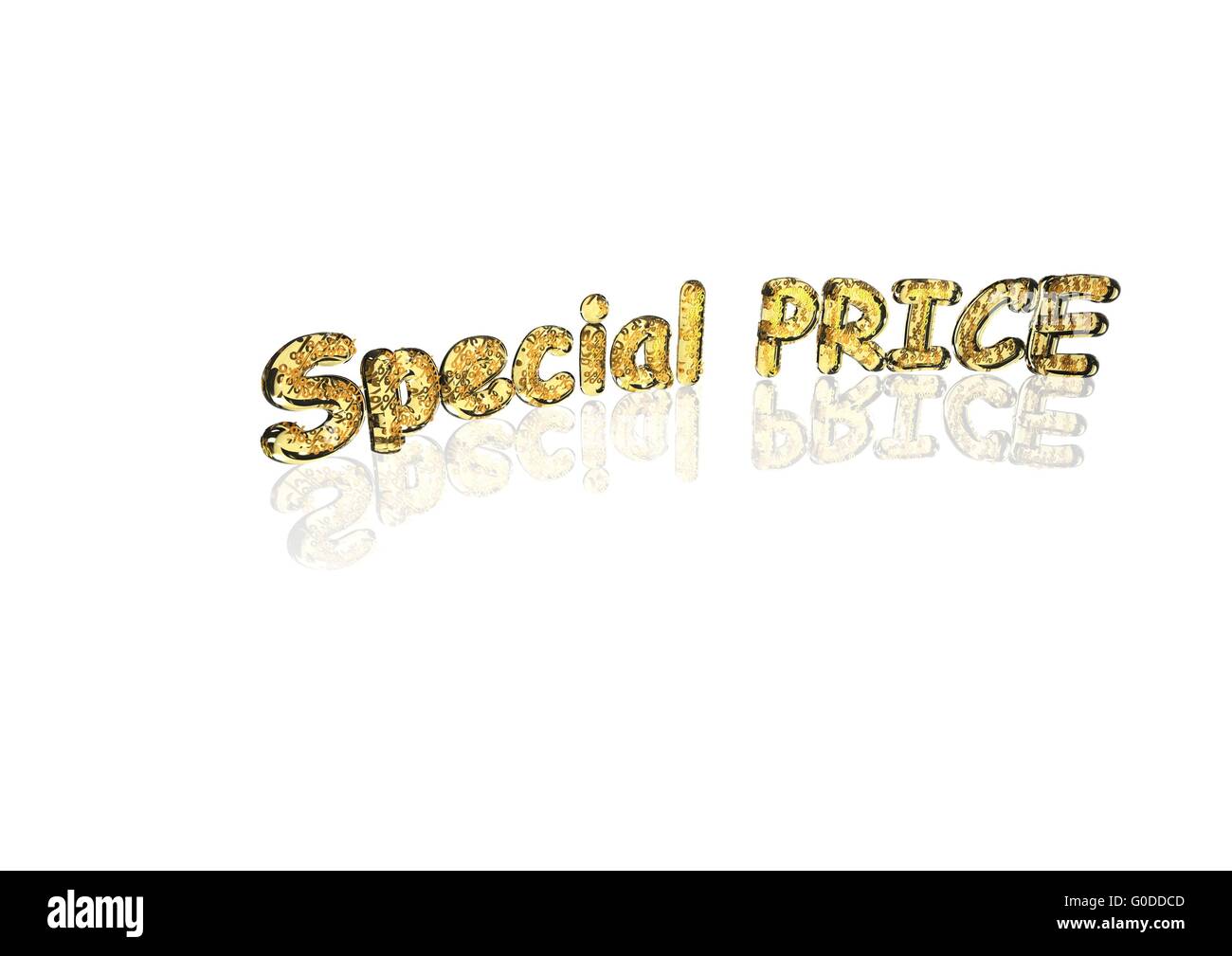 Word special price made from percentage symbols Stock Photo - Alamy