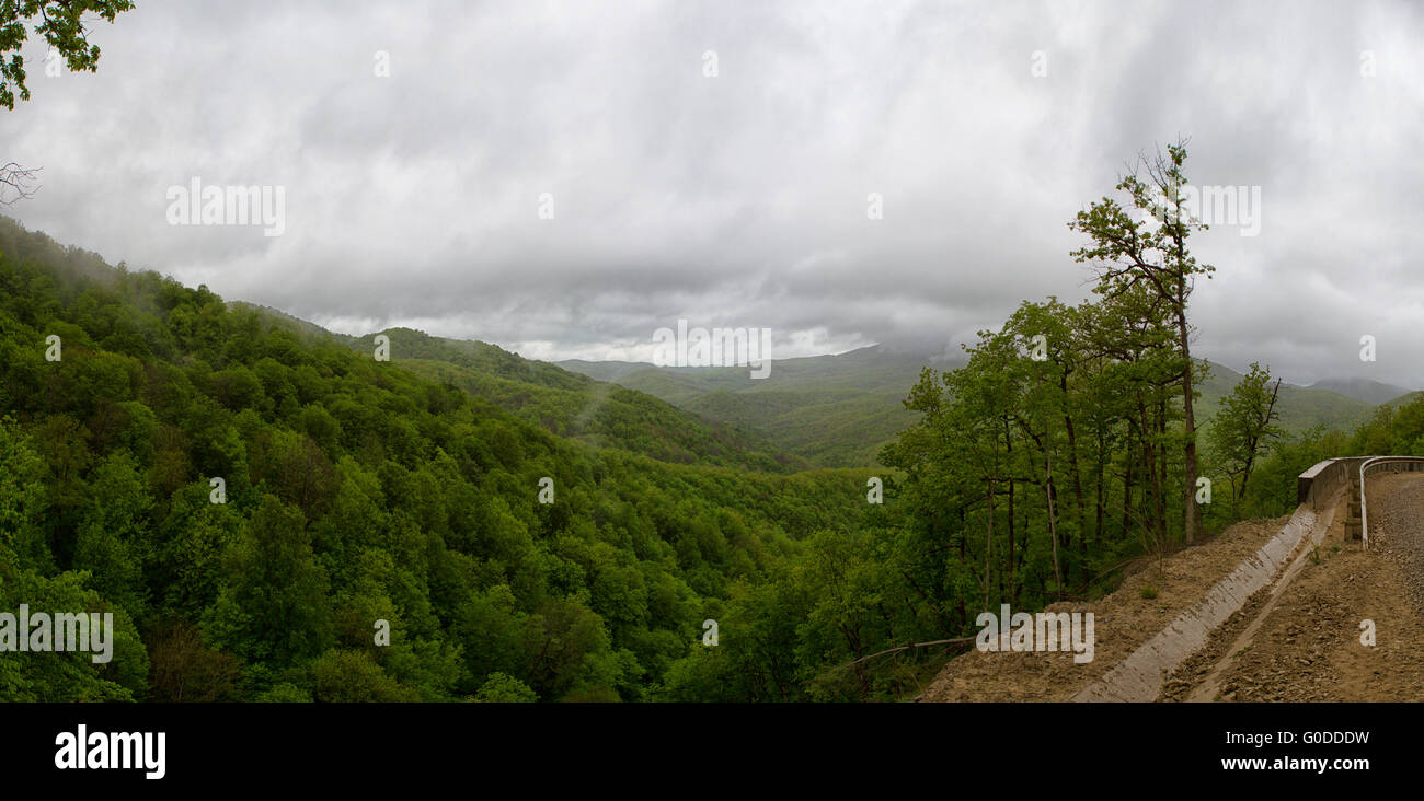 Spring landscape with Russian Stock Photo - Alamy