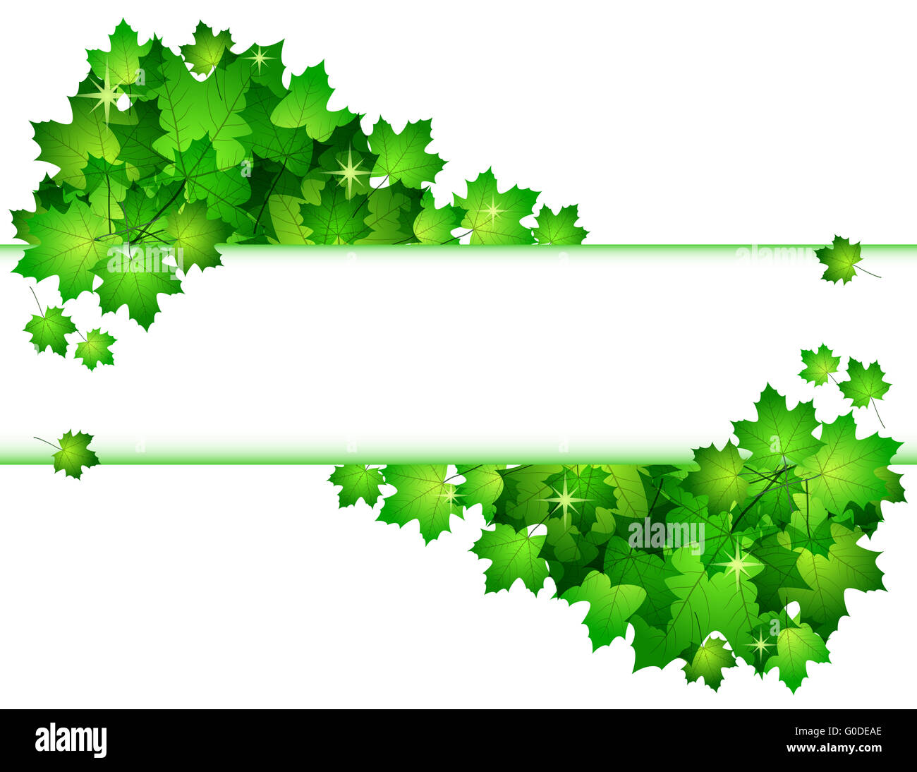 Brochure background green Cut Out Stock Images & Pictures - Alamy