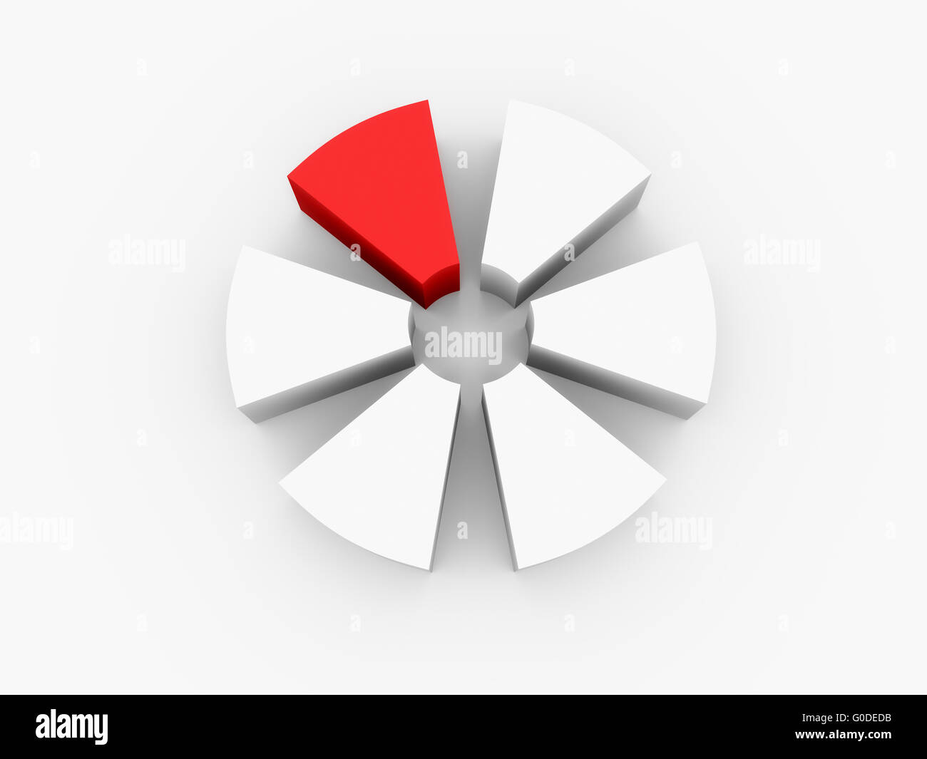 Divided circle slice diagram hi-res stock photography and images - Alamy
